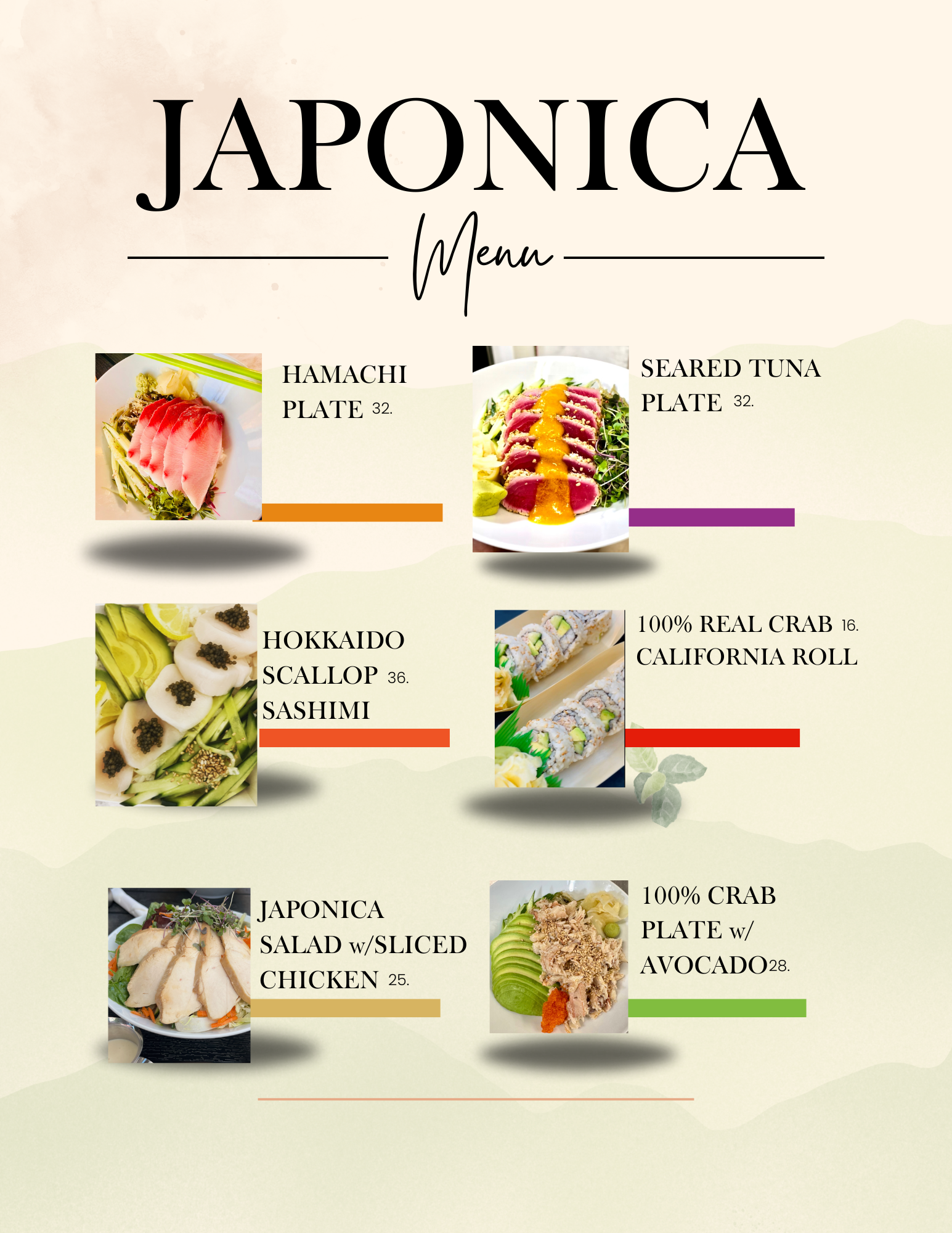 Dancing Fish Vineyards - 11/03/2025 - Monday Bites - Japonica Sushi ...